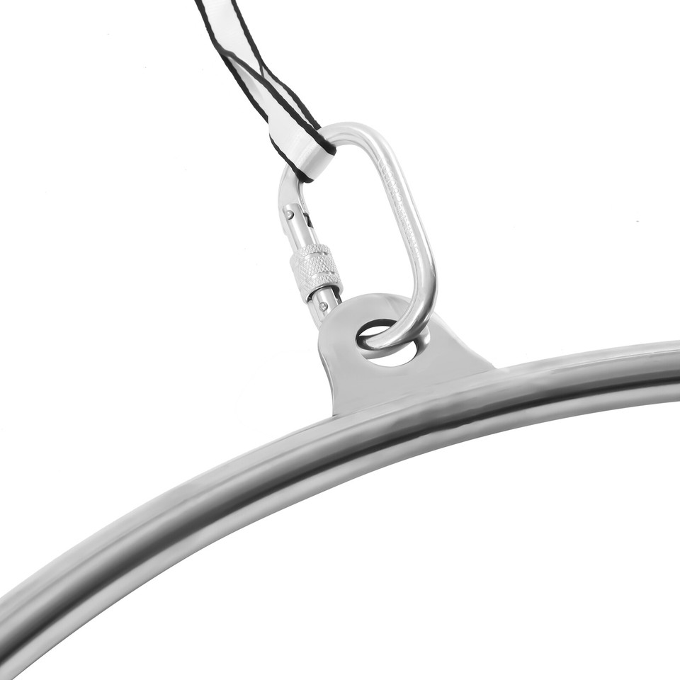 90cm Yoga Dance Lyra Single Point Hoop Ring Aerial Hoop Gymnastic ...