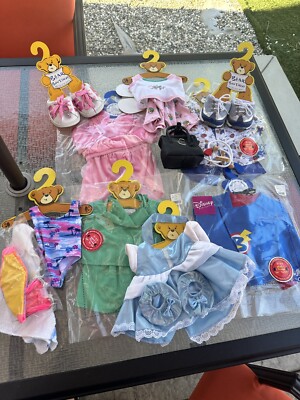 Build a Bear Clothes Shirts Pants Shoes Mixed Lot. 12 NWT Outfits , 2 ...
