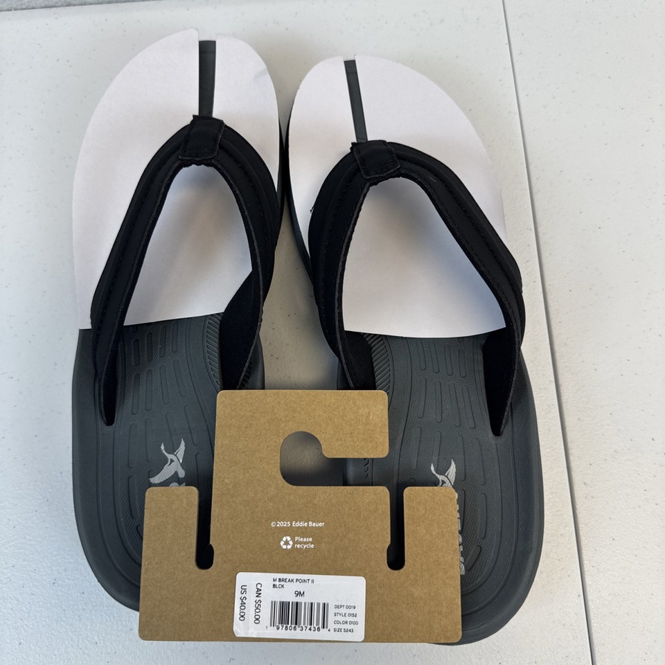 Eddie Bauer Men's Break Point II Flip Flops Size 9M | eBay