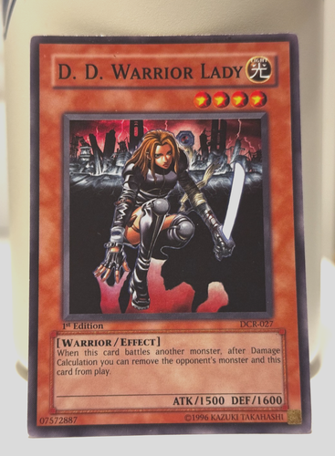 Yugioh Dark Crisis 1st Edition D.D. Warrior Lady DCR-027 | eBay