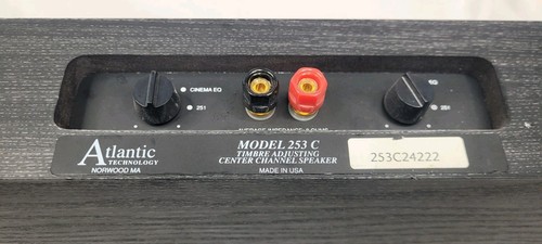 Atlantic Technology 253 C Tembre Adjusting Center Channel Speaker 150 W ...