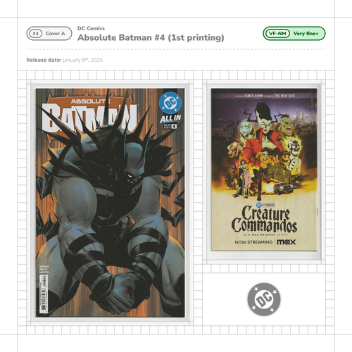 Absolute Batman #4, Cover A, 1st Print, DC 2025, VF-NM | eBay