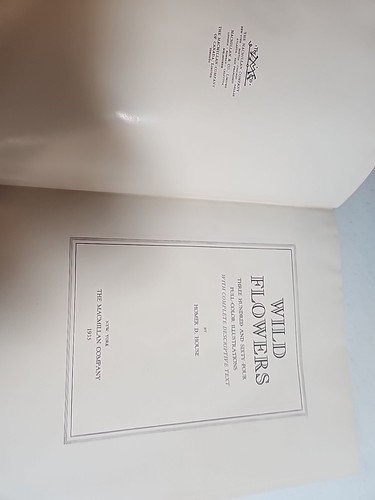 Wild Flowers by Homer D. House 1935 The Macmillan Company with dust ...