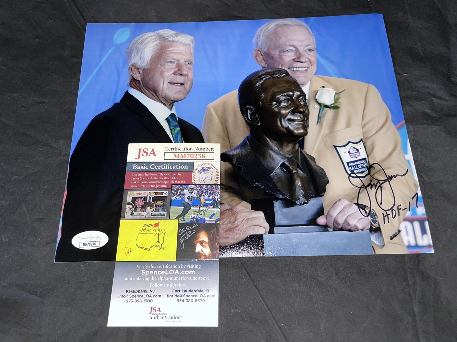 Jerry Jones Autographed Memorabilia | Signed Photo, Jersey ...