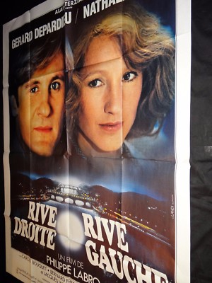RIVE DROITE RIVE GAUCHE depardieu nathalie baye affiche cinema | eBay