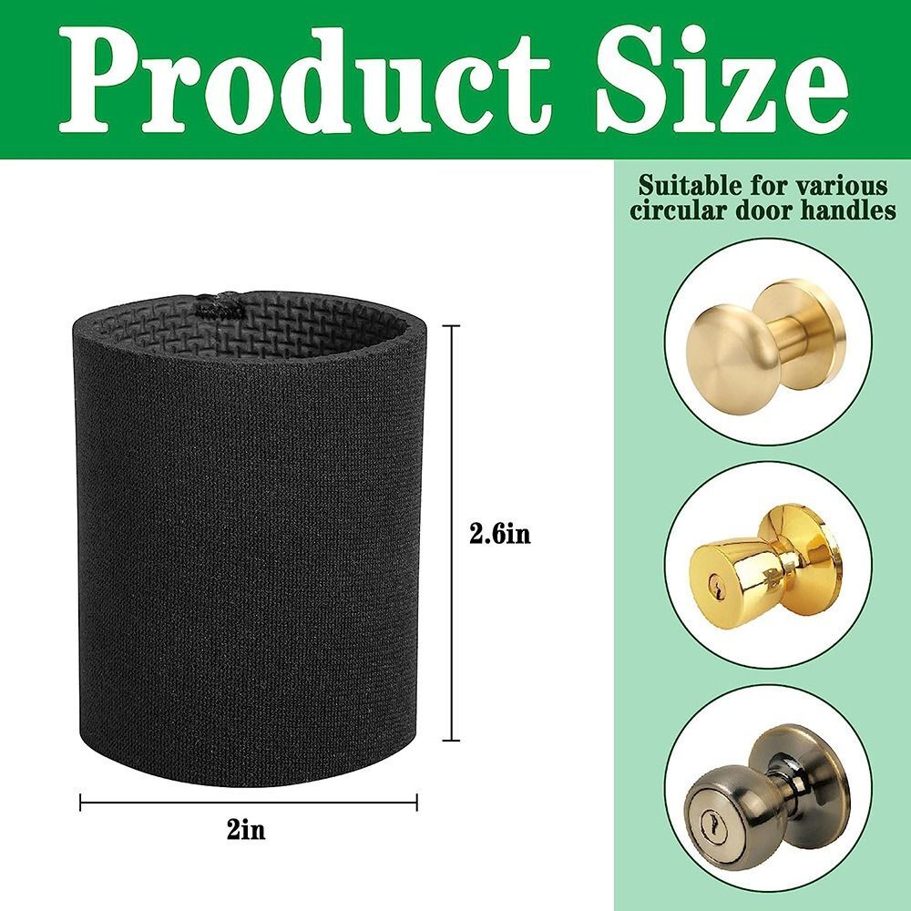 2 Pcs Soft Door Knob Covers Round Door Protection Summer and Winter ...
