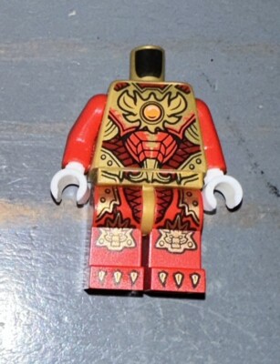 Lego Laval Fire Chi Heavy Armor The Legends Of Chima Minifig Loc093 ...