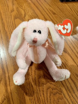 1993 Ty Collectible Beanie Babies STRAWBUNNY Pink Rabbit w/Tags (8") | eBay