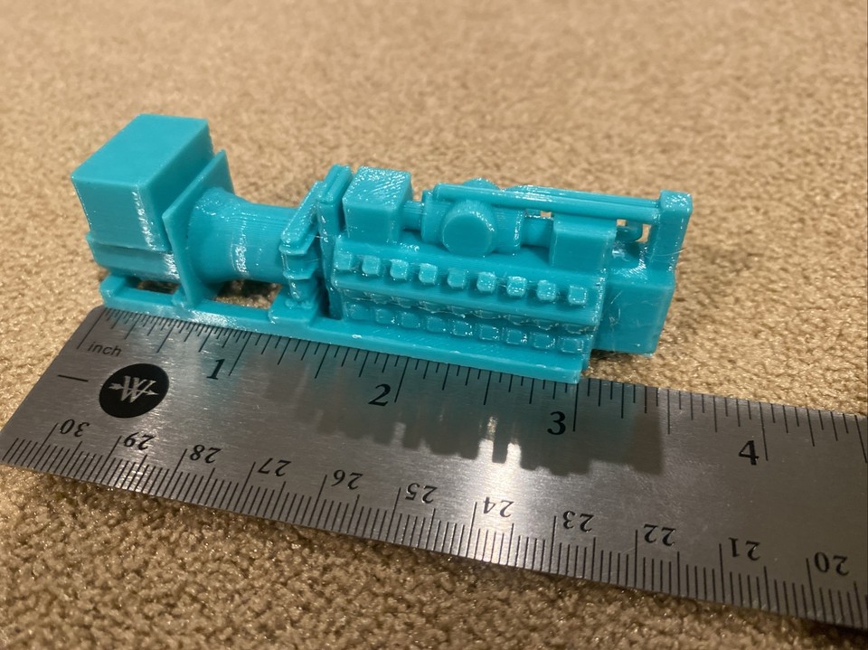 HO Scale 1/87 Diesel Generator Loads For Flat Car Freight | eBay