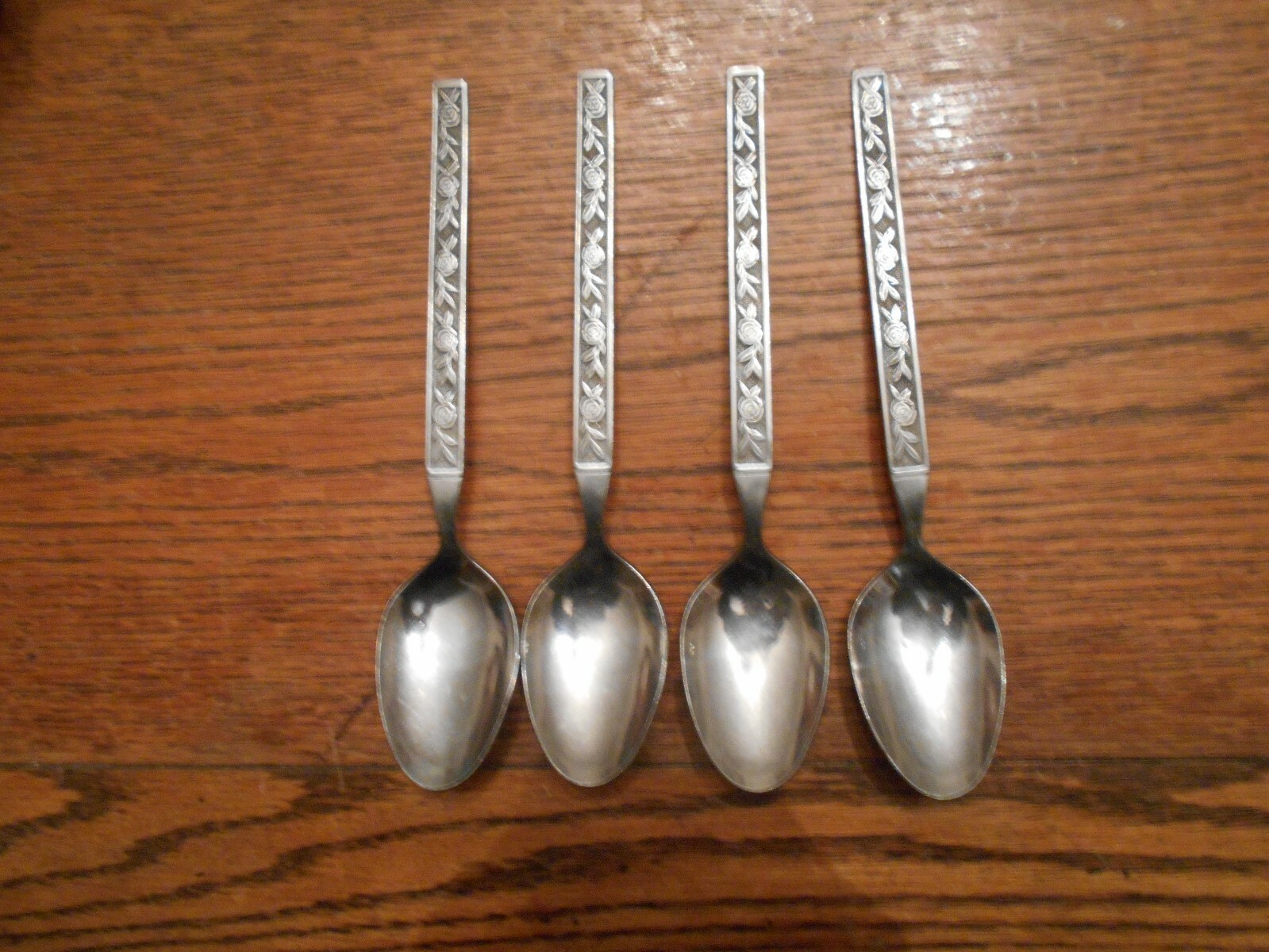 4 Interpur Stainless INR 1 Place or Oval Soup Spoons Flatware 1715 | eBay