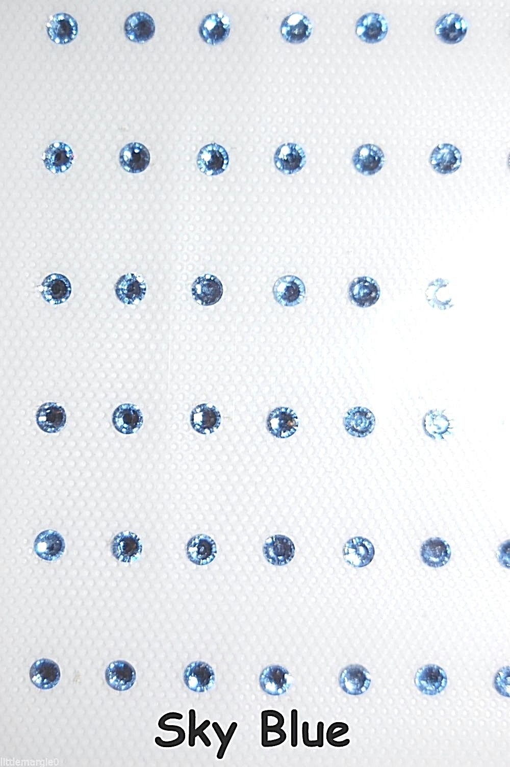 2 PACK 96 Hair Diamonds Jewels Floating Crystals Iron On Gems Wedding ...