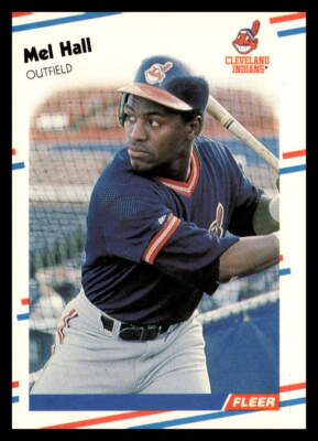 1988 Fleer #610 Mel Hall Cleveland Indians Baseball Card | eBay