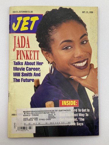 Jet Magazine October 21 1996 Vol 90 #23 Jada Pinkett and Will Smith | eBay