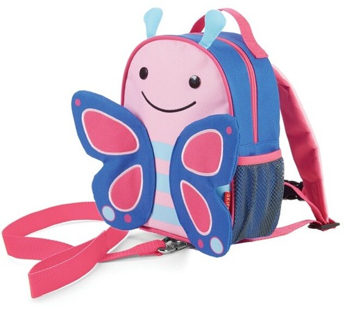 Skip Hop Zoo Butterfly Mini Backpack Ages 1-4 Toddler Safety Harness ...