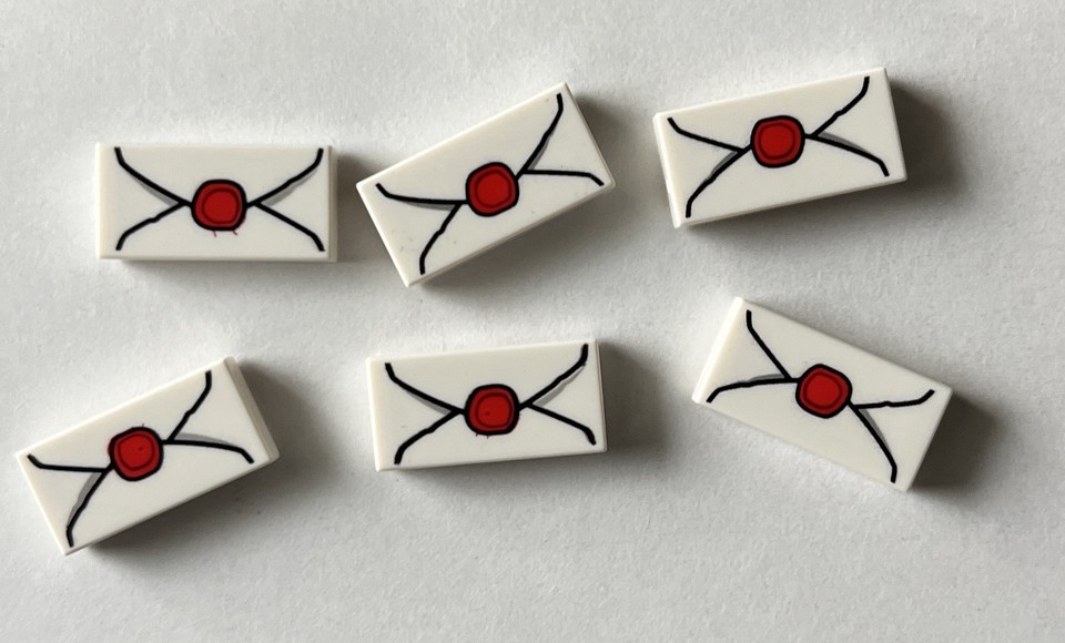 Lego Letters Stationery 2x1 Printed Tiles (6 Qty) | eBay