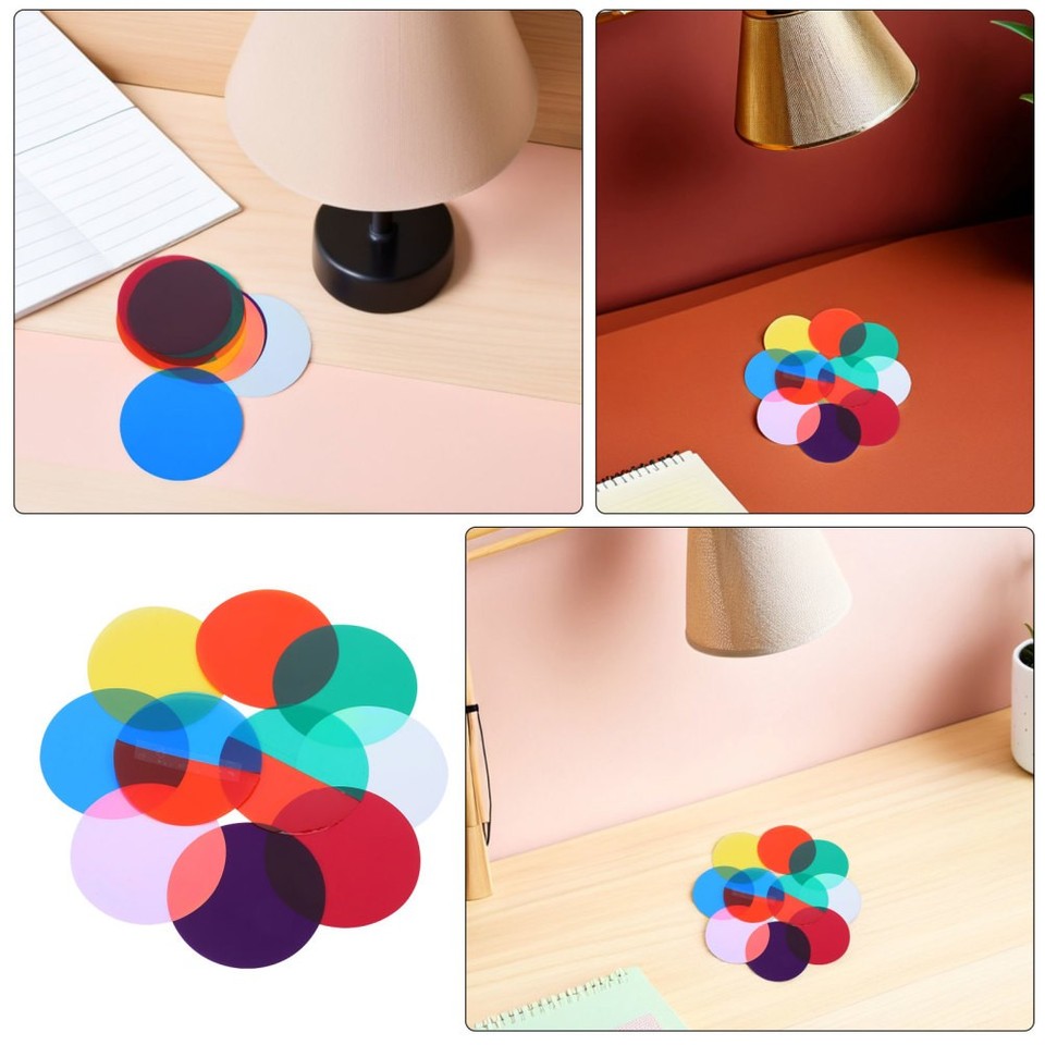 Set of 4 Ambient Light Color Film for Lights Colored Gels Illumination ...