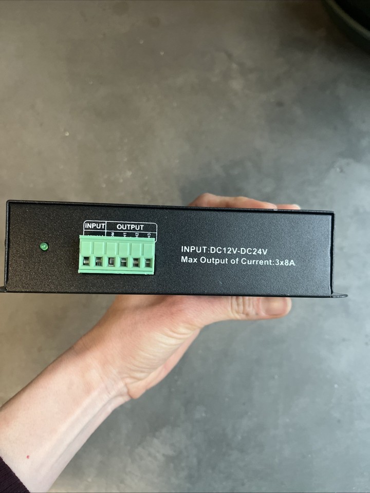 4 Channel DMX512 Decoder RGBW PWM Dimmer Driver LED Strip Light ...