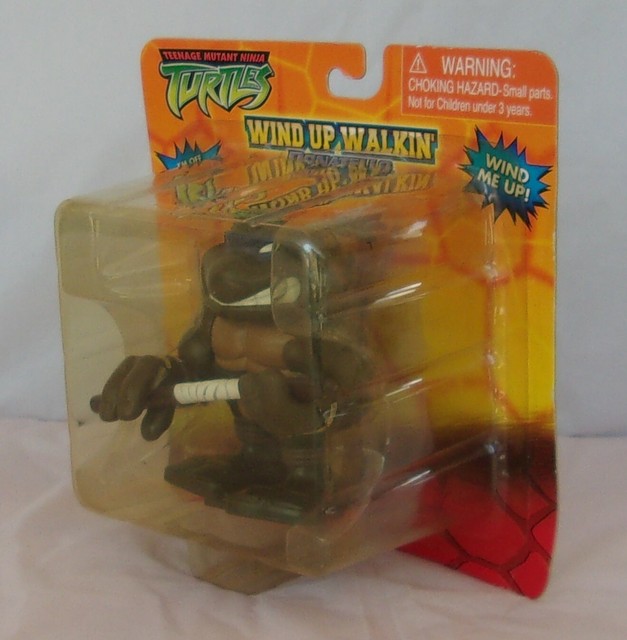 Teenage Mutant Ninja Turtles TMNT Donatello 2005 Wind up Walkin' Figure ...