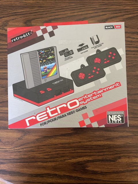 Nintendo Entertainment System Reto-Bit Retro Entertainment System Black ...