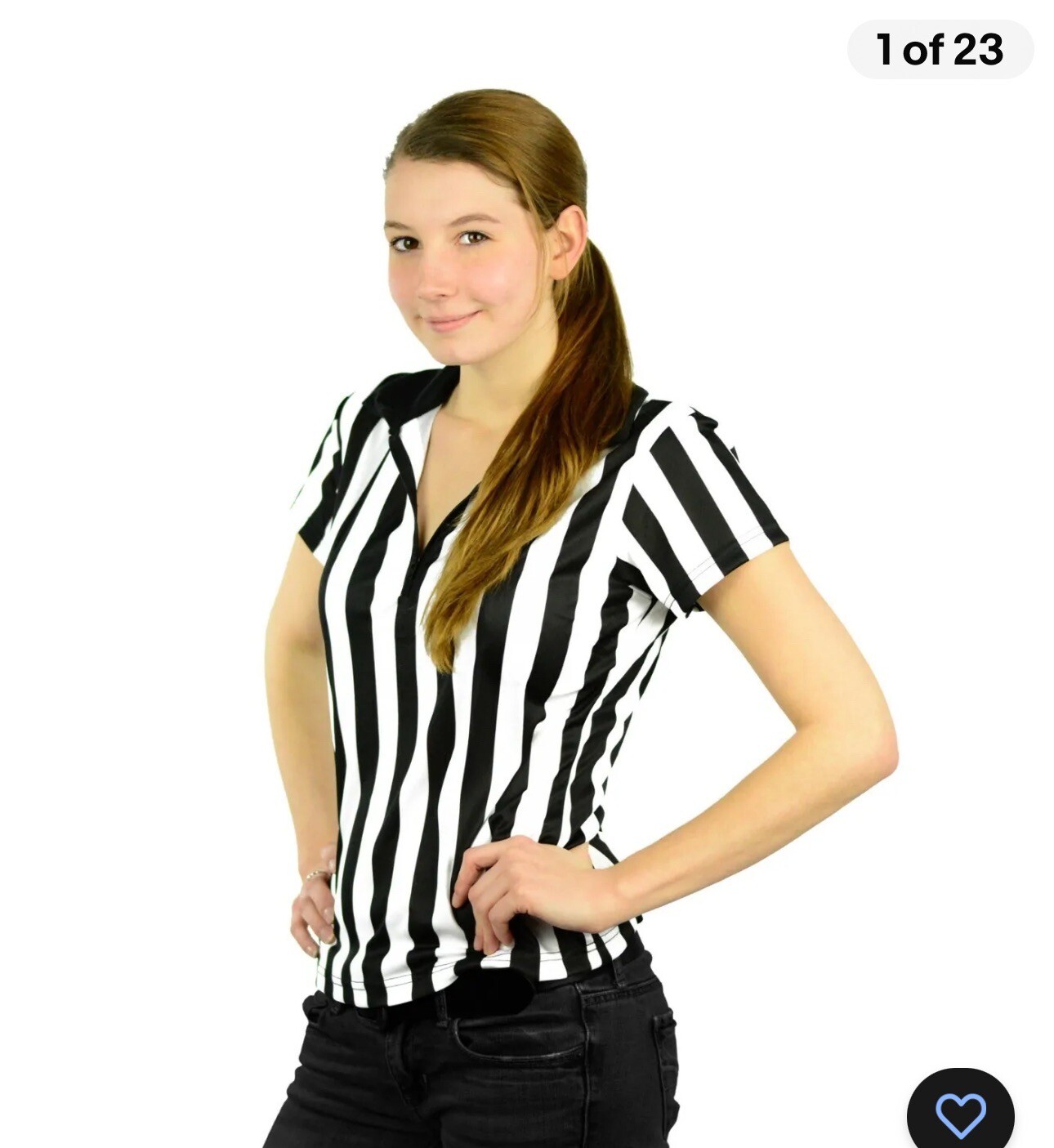 Set Of 2 Women’s Referee Shirt Mato & Hash 1/4 Zip-Up Referee Bar Ref ...
