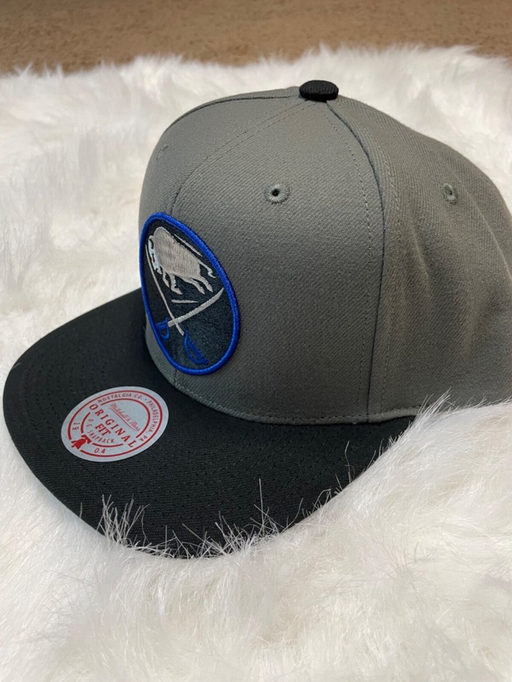 Buffalo Sabres Mitchell & Ness Gray Storm SnapBack Hat | eBay
