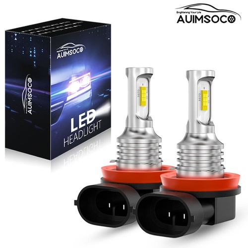 LED Fog Driving Light Bulbs H11 Fog Light Bulb White 6500K High Power ...