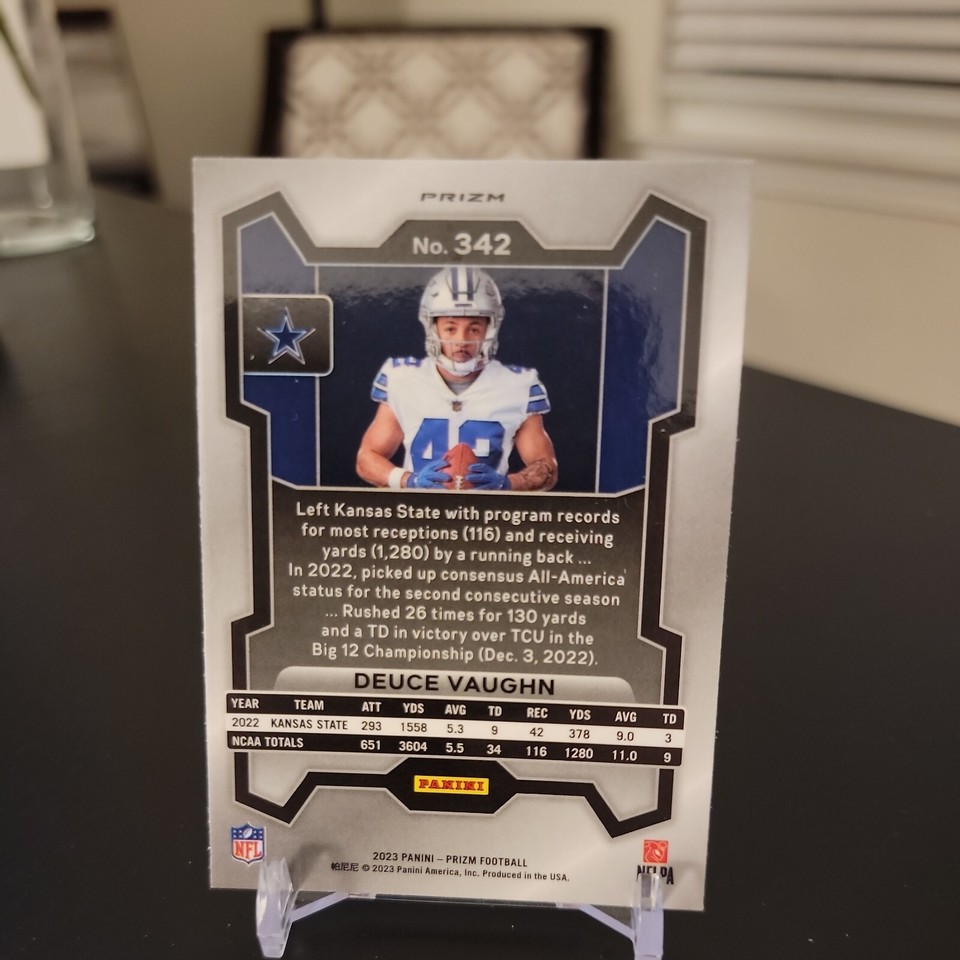 2023 Prizm Deuce Vaughn Variation No Huddle | eBay