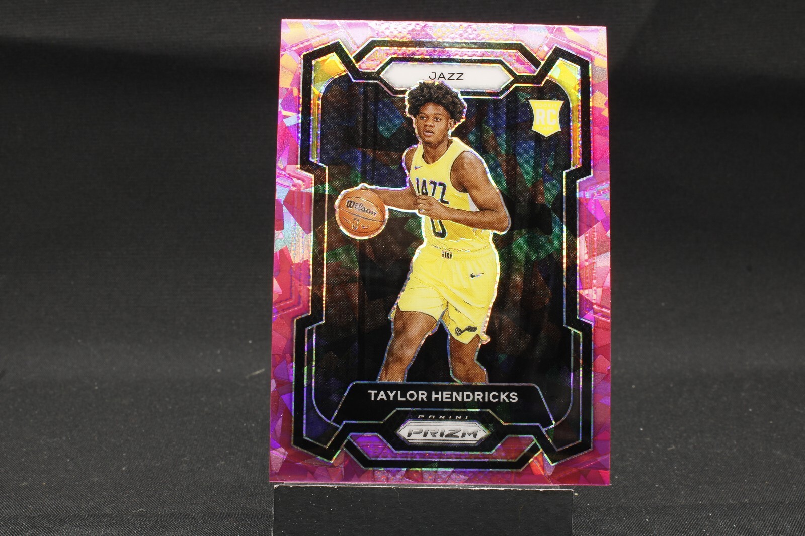 2023-24 NBA PANINI PRIZM TAYLOR HENDRICKS RC PINK CRACKED ICE # 161 | eBay