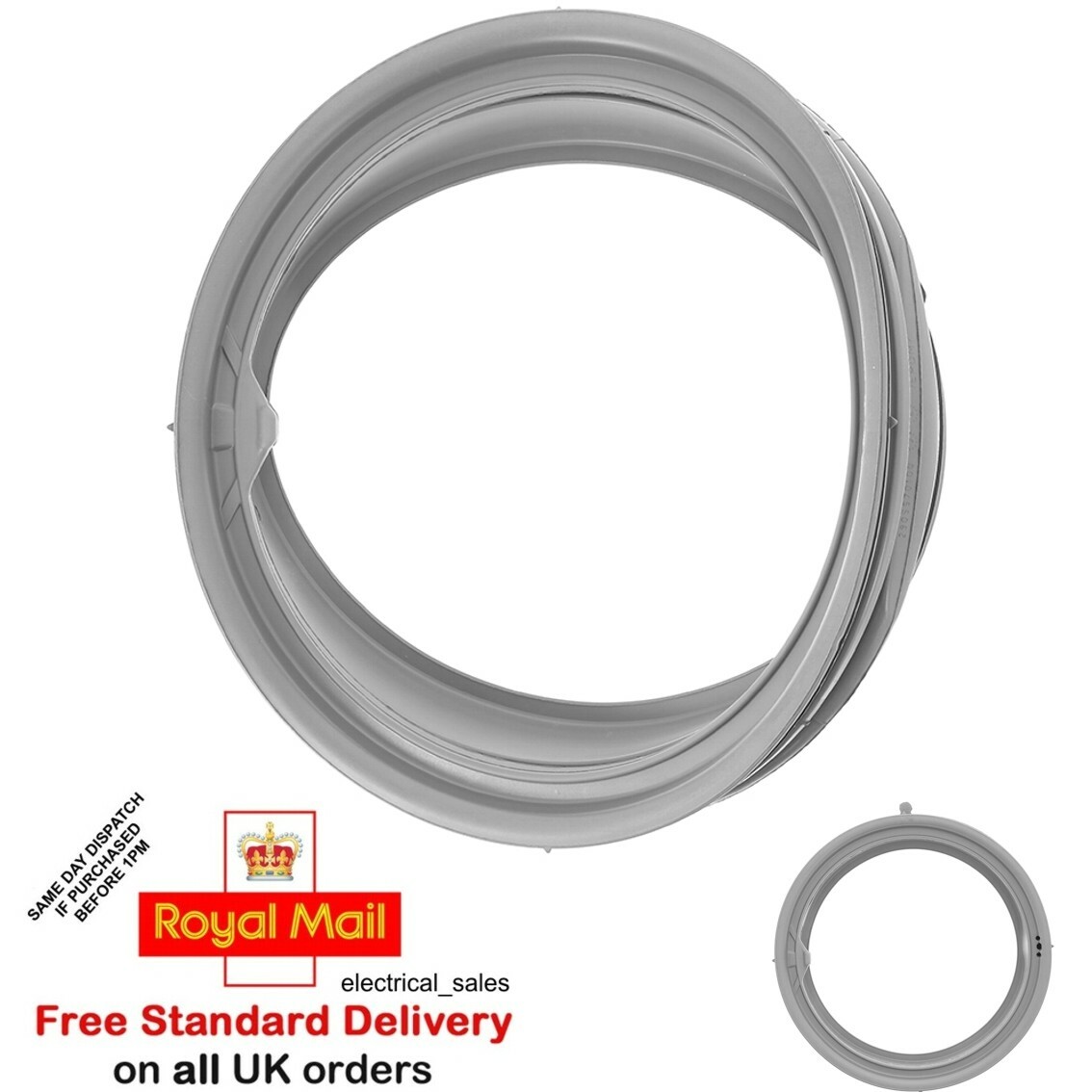 Beko Washing Machine Door Rubber Seal Gasket Boot 2466300300 Genuine