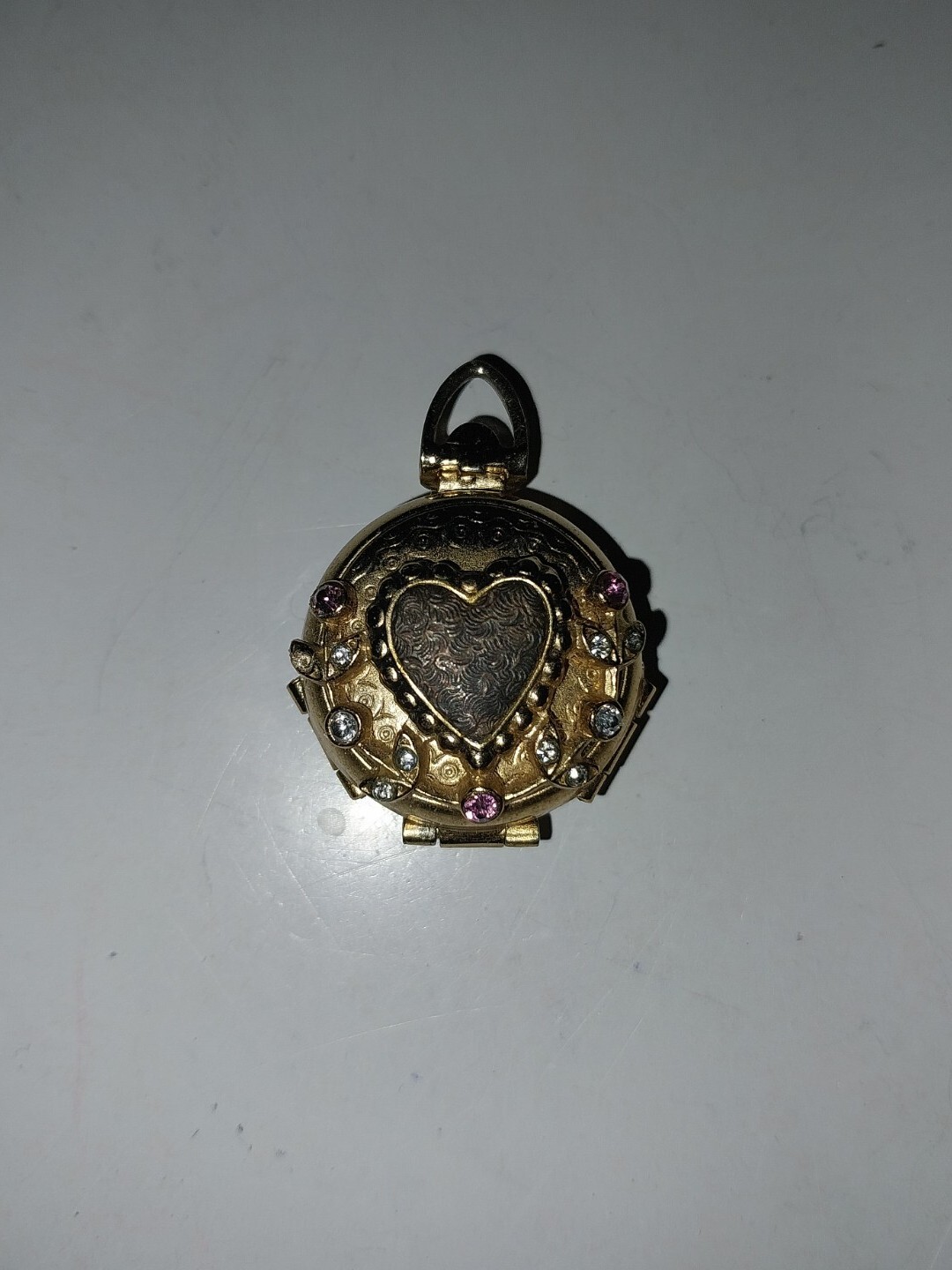 CORO Pegasus Vintage 4 Way Photo Picture LOCKET Gold … - Gem