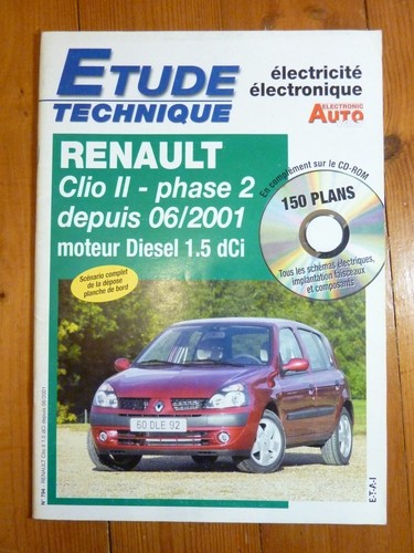Clio II D Revue Technique Electronic Auto Volt Renault | eBay