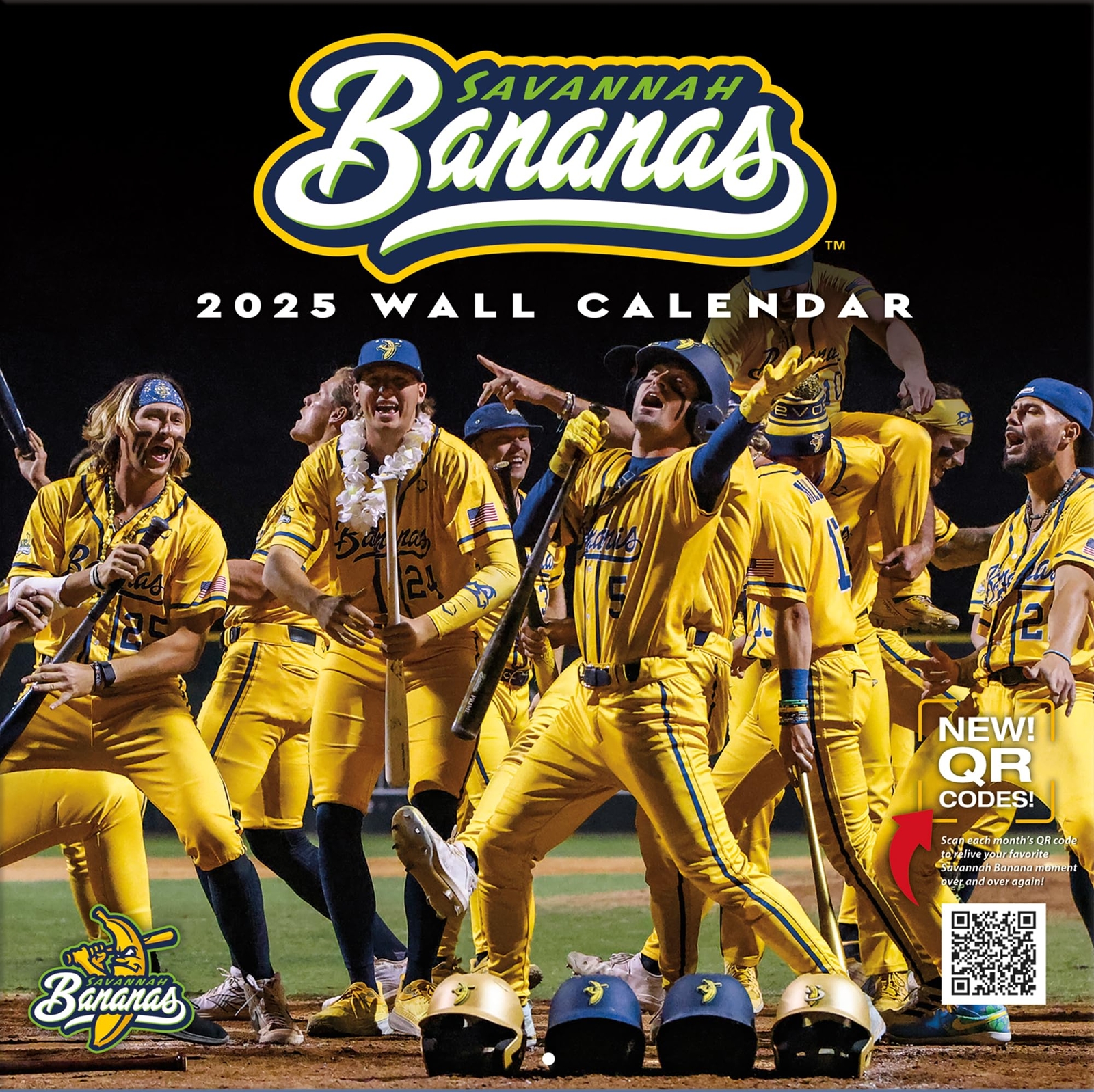 Savannah Bananas 2025 12 X 12 Team Wall Calendar | eBay