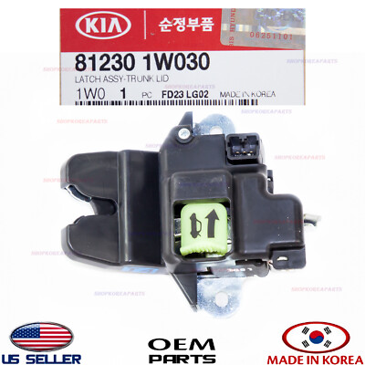2011-2017 Kia Rio 4DR Trunk Latch w/Keyless Entry | 812301W030 ...