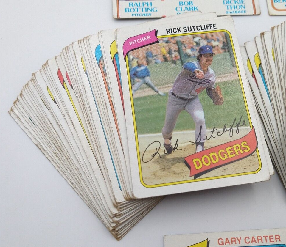 1980 Topps Baseball 125+ Cards Lot HOF, Rookies, Semistars - Low Grade ...