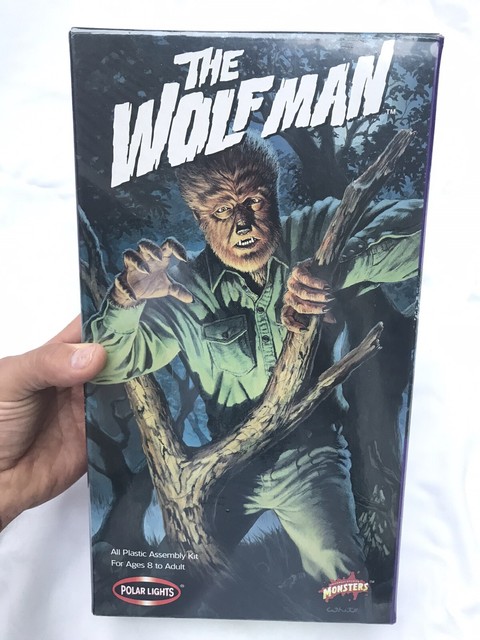 The Wolfman 1998 Polar Lights MPN 5018 Universal Studios Monsters Model ...