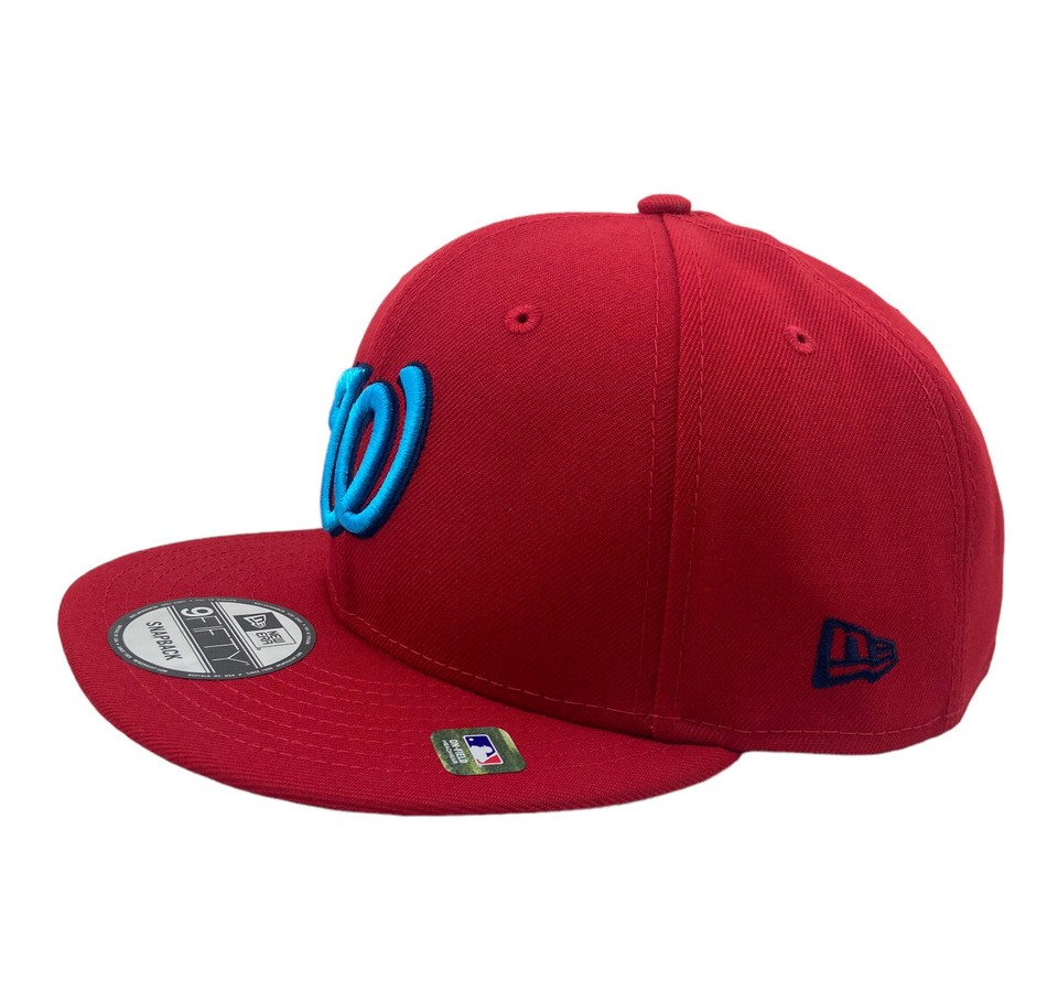 Washington Nationals Red MLB 2023 Father's Days New Era 9Fifty Snapback ...