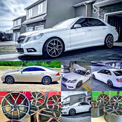 19 INCH MERCEDES WHEELS RIMS 19/8.5 19/9.5 NEW SET4 CLS550 CLS500 ...
