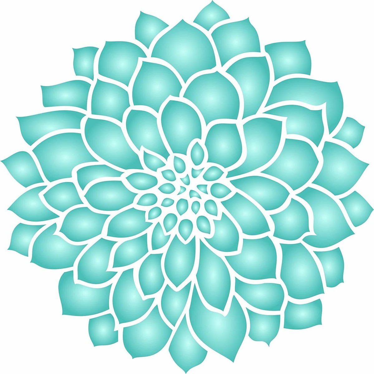 Large Flower Pattern Template