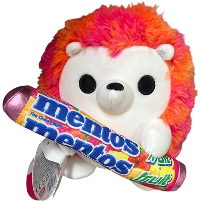 Snackles Series 2 20cm Plush Heidi The Hedgehog With Mentos Fruit NEW ...