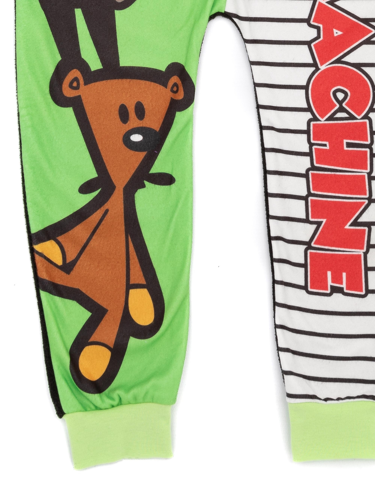 Mr. Bean Boys Jumpsuit Pyjama | Green All In One Fleece Jumpsuit ...