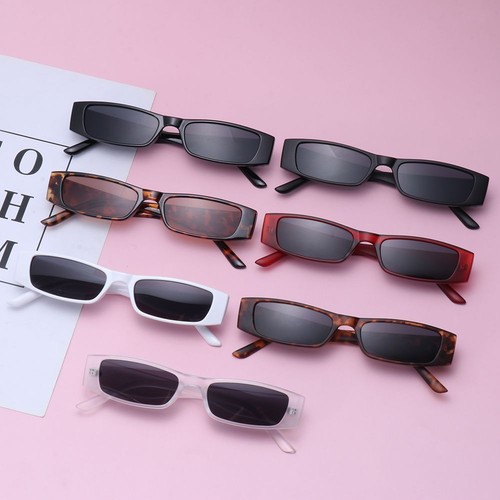Narrow Sunglasses Small Rectangle Sunglasses Small Frame Retro Sun ...