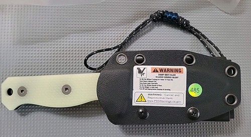 Maratac Compact R4A Knife D2 Fixed Blade UGM Glow Scales! #485! Brand ...