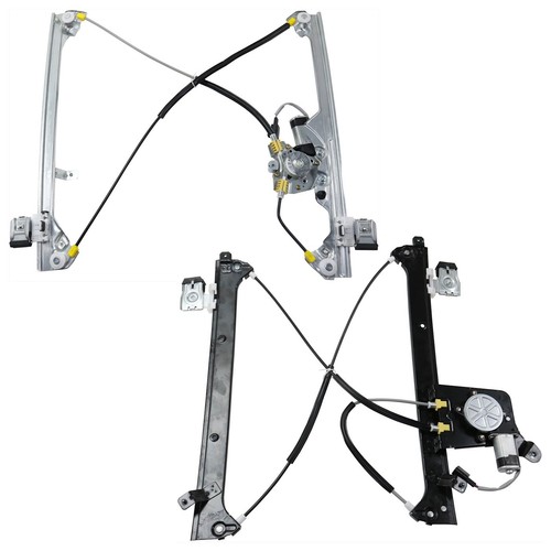 Pair Window Regulators Glass Set of 2 Front & Rear Driver Left Side for ...