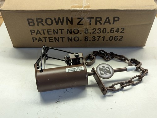 12 Z-Trap Dog Proof Trap BROWN Push Pull Raccoon Nuisance Control Leg ...