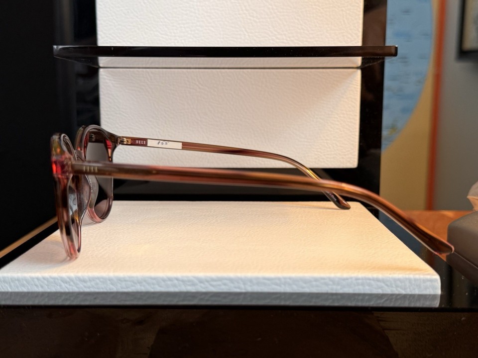 ELLE EL 14937 round sunglasses in red with gradient lenses | eBay