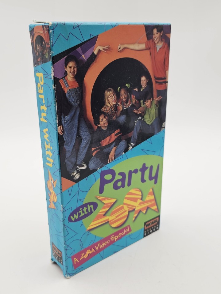 PBS Party with Zoom VHS Tape (1999) Video WGBH Boston Kids 1990s Y2K ...