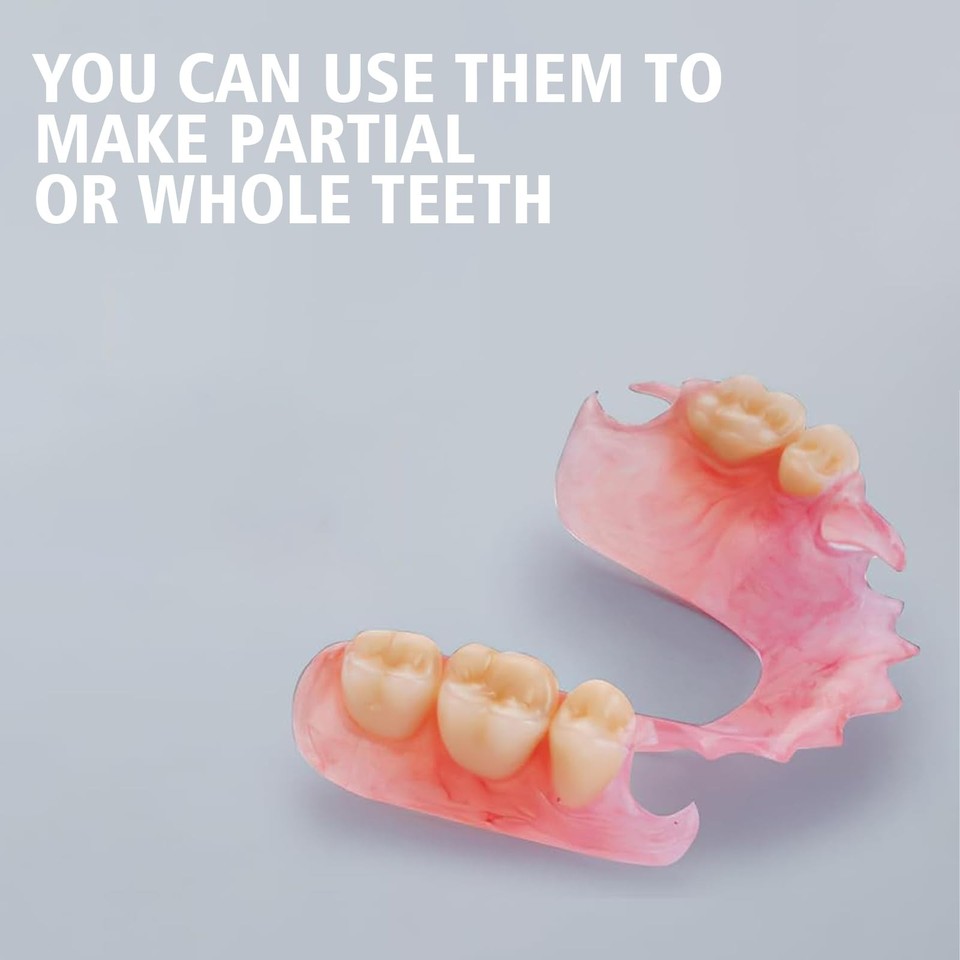 DIY Denture Repair Kit Soft Resin False Teeth for Fixing Missing Teeth ...