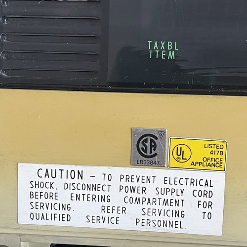 Litton Sweda International Cash Register 2610 Powercord 3 Keys Vintage ...