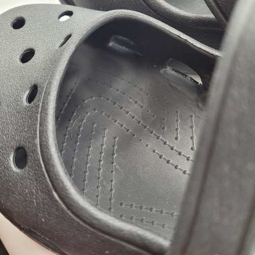 Crocs Shayna Women's 9 Mary Jane Shoes Slingback Slip On Sandals Black ...