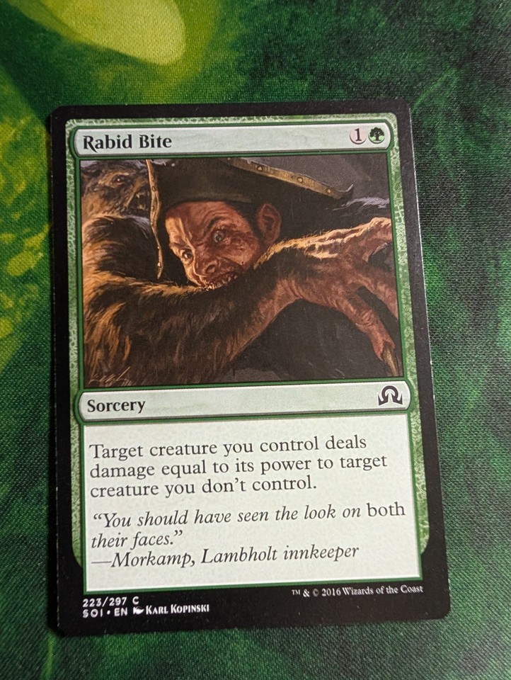 Rabid Bite (Magic: The Gathering) | eBay
